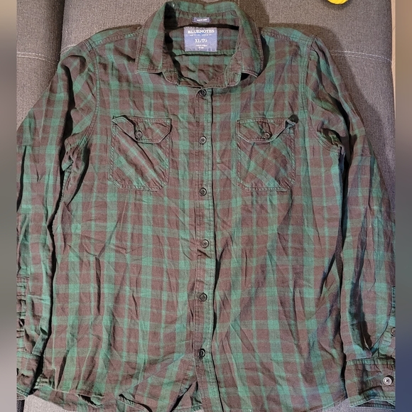 Bluenotes | Shirts | Bluenotes Plad Shirt Size Xl | Poshmark